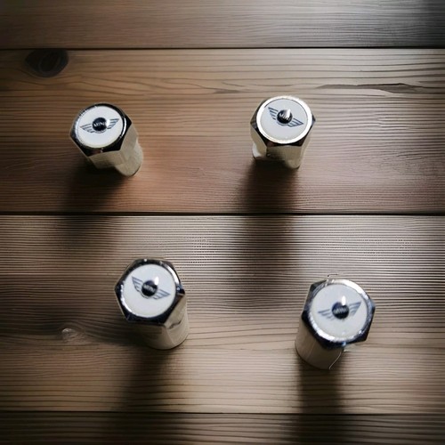 For Mini Cooper White Valve Dust Caps x 4 | eBay