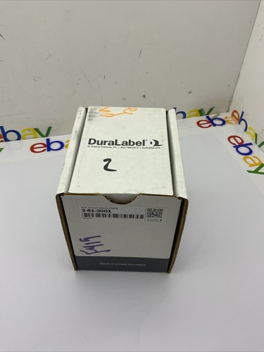 DuraLabel …DLP 1”X140’ White Premium Vinyl Tape 2-81-3001 (2 Roll In ...