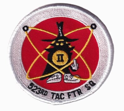 523rd Tactical Fighter Squadron Patch - With Hook and Loop, 3.5" | eBay