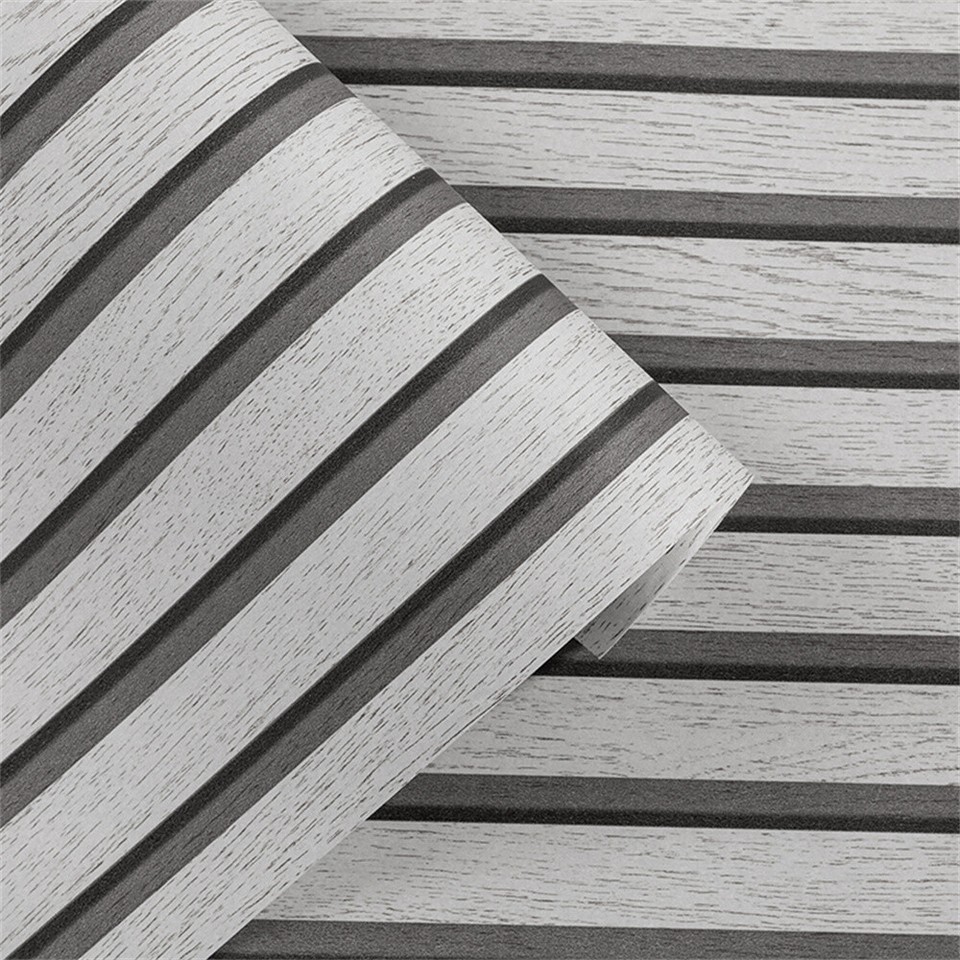Wooden Slat Panelling Wallpaper 3D Wood Panel Effect Wall Paper ...