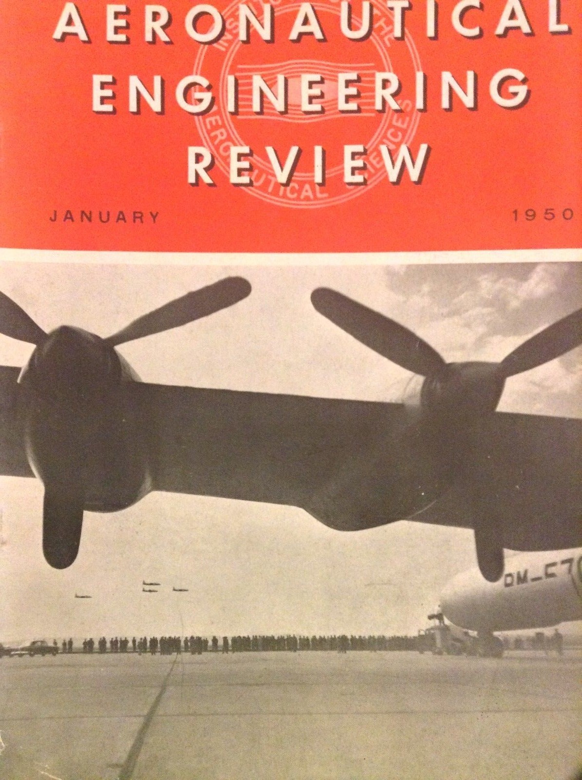 Aeronautical Engineering Review Magazine Operations January 1950 ...