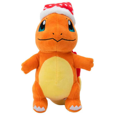 Pokémon Plush Figure Winter Charmander with Christmas Hat 20 cm | eBay