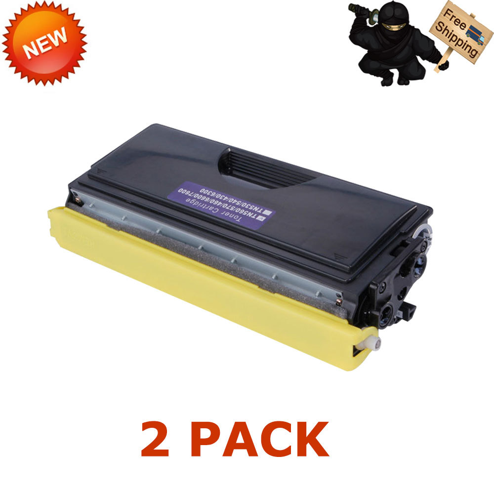 2 Laser Black Toner Cartridge TN570 TN540 Fits Brother Hl5140 Dcp8040 ...