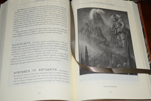 Encyclopedia of Tolkien David Day Mythology New Illustrated Leather ...