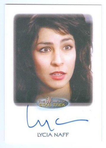 LYCIA NAFF "ENSIGN SONYA GOMEZ AUTOGRAPH CARD" WOMEN OF STAR TREK | eBay