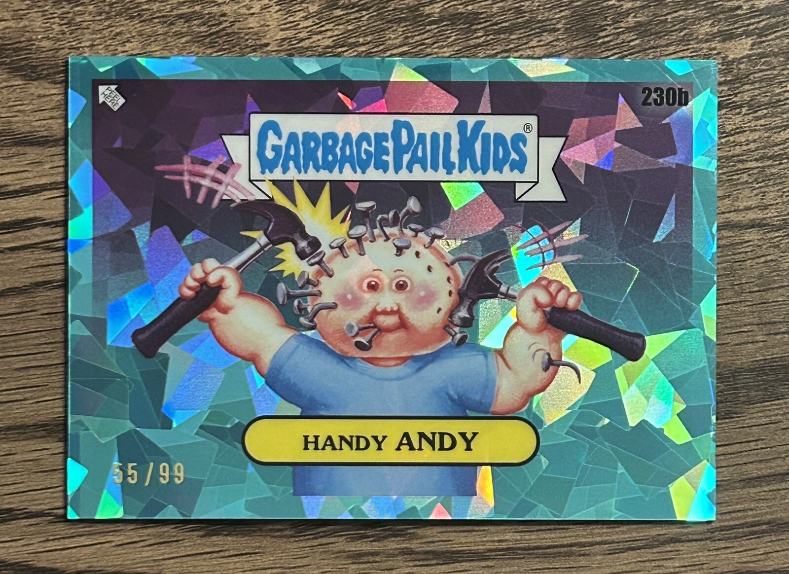 2023 Topps Garbage Pail Kids Sapphire Aqua Teal Refractor /99 Handy ...