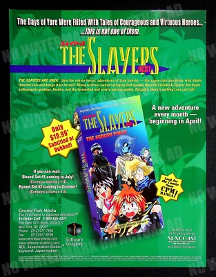 The Slayers Next Software Sculptors Trade Print Magazine Ad Poster ...