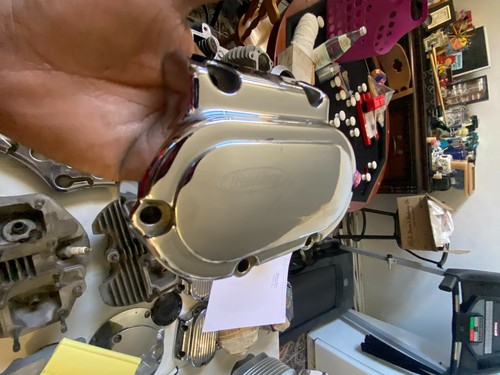 RevTech for harley davidson used chrome 6 speed transmission end cover ...