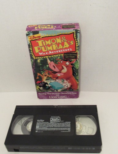Disney Timon & Pumbaa’s Wild Adventures DON'T GET MAD, GET HAPPY (VHS ...