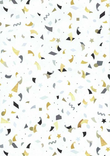 Formal Confetti Design Wrapping Paper Sheet | eBay
