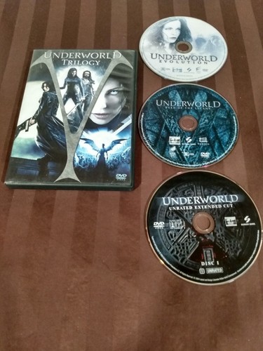 Underworld Trilogy DVD Movie 3 Disc Set Kate Beckinsale Fantasy ...