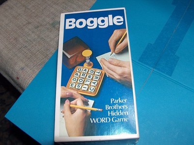 Vintage Boggle Parker Brothers Hidden Word Game Dice Shaker Box | eBay