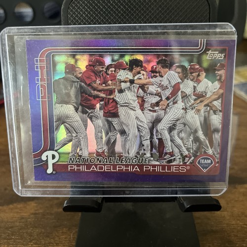 2025 Topps Series 1 - Philadelphia Phillies #159 Purple Rainbow /250 ...