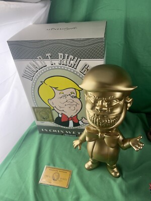 Donald T Rich Gold Grin by Ron English Popaganda x Mindstyle | eBay