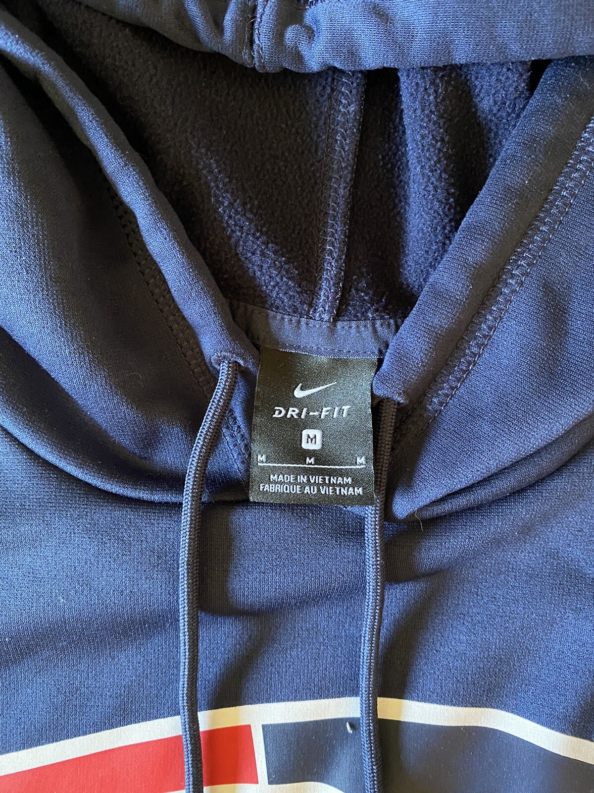 New England Patriots Nike Therma Prime Logo Navy Hoodie Size Medium | eBay