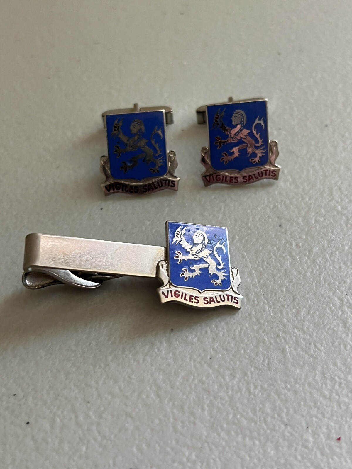 Vintage Army Security Agency Crest Tie Bar Clip Kinne… - Gem