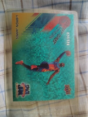 2021 Upper Deck Space Jam Looney Tunes In Action Lebron James #24/599 ...