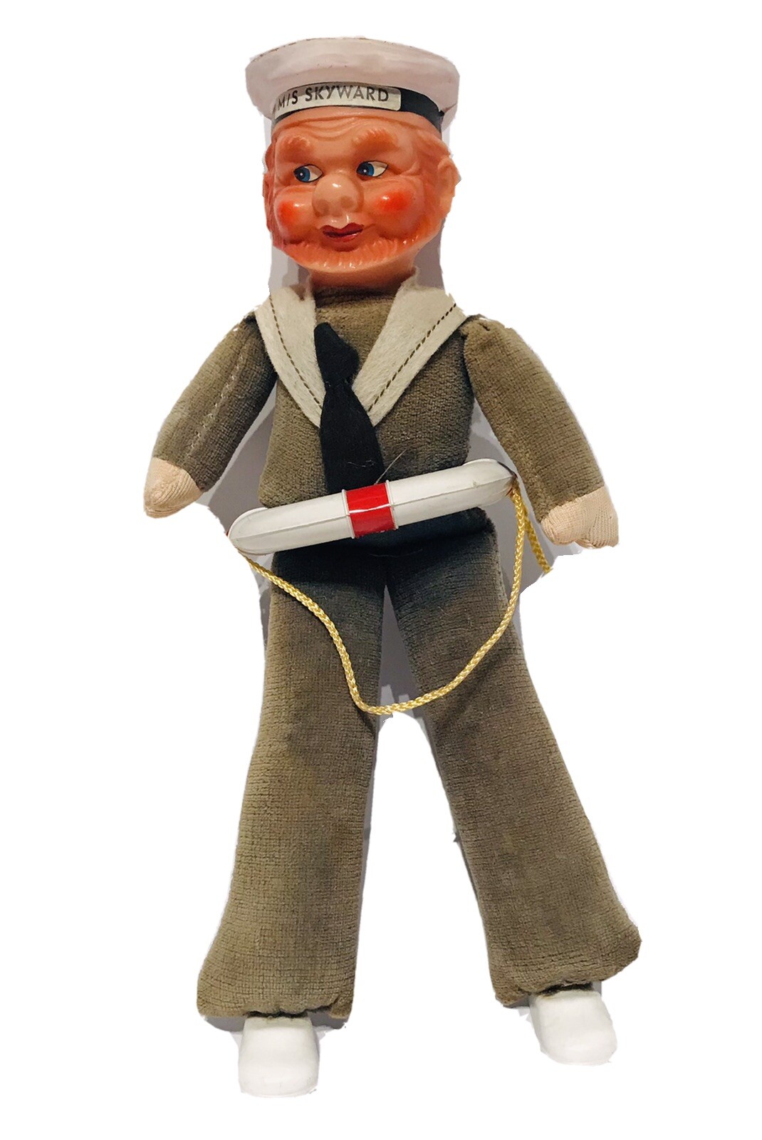 Vintage Sailor Doll from M/S Skyward Cruise Line 9" Captain Doll | eBay