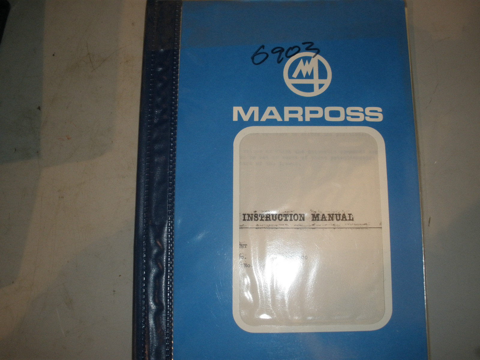 Marposs Instruction Manual | eBay