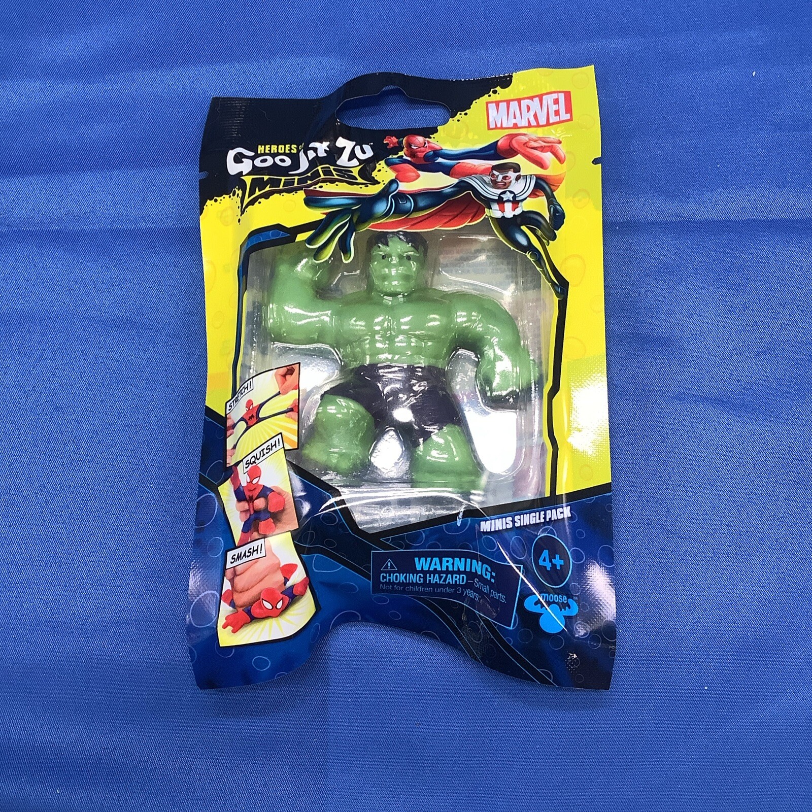 Heroes of Goo Jit Zu Incredible Hulk Marvel Minis Figure Stretch Squish ...