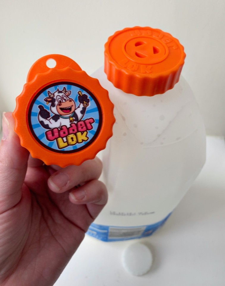 UdderLok-The Original Patented Milk Bottle Lock! Stop People Pinching ...
