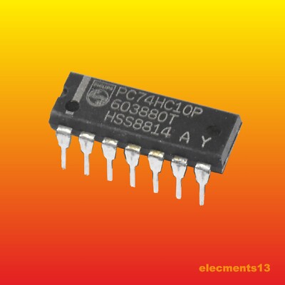PC74HC10P PHILIPS INTEGRATED CIRCUIT LOGIC PDIP14=DM74HC107N 74HC10 | eBay