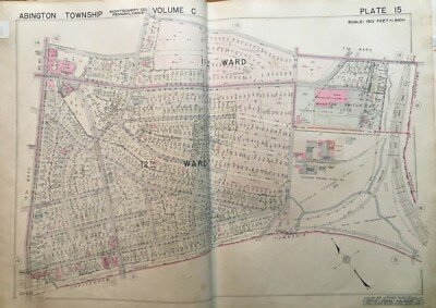 1937 ABINGTON TWP MONTGOMERY CO PA JENKINTOWN RD TO GLENDALE STATION ...