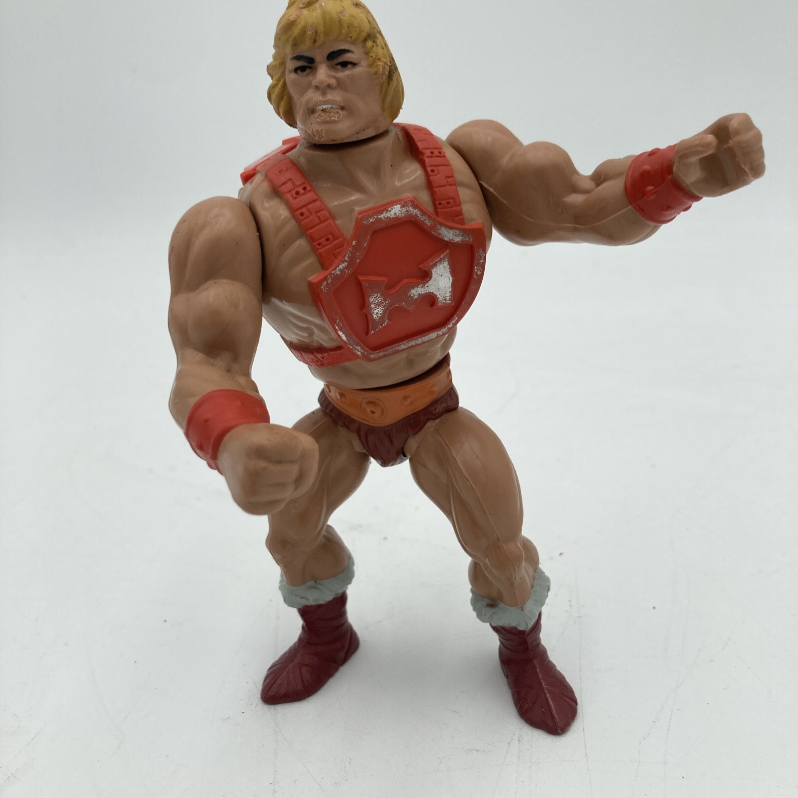 He-Man 1984 MOTU He-Man Thunder Punch Action Figure Masters Of The ...