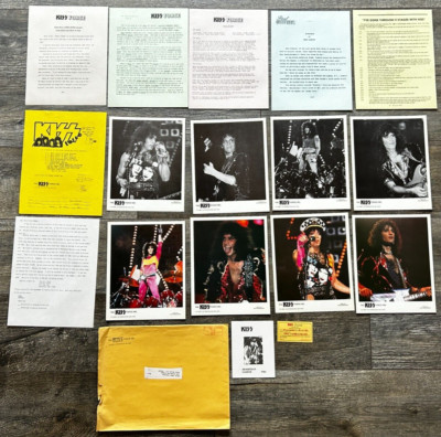 KISS Fan Club Kit KISS FORCE Fanzine Magazine 18pc Lot 1986 USA Vintage ...