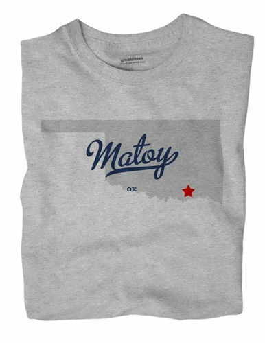 Matoy Oklahoma OK T-Shirt MAP | eBay