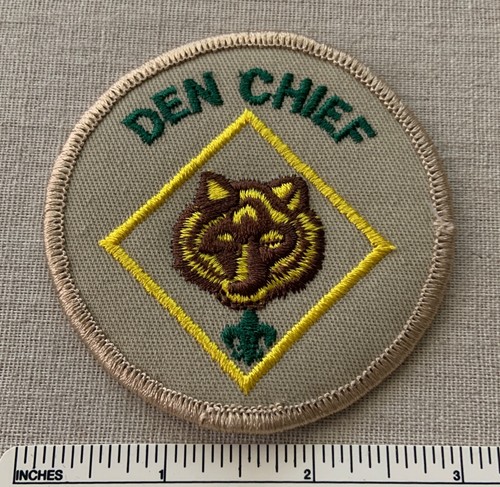 DEN CHIEF Boy Cub Scout Position Badge PATCH Adult Leader BSA Uniform ...