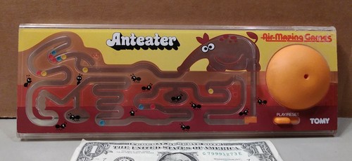Vintage Hand Held RARE Anteater Game Air-Mazing Games By Tomy | eBay