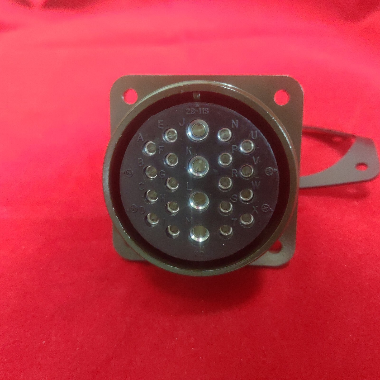 KUKDONG MS3102A-28-11S Circular MIL SPEC Connector Box mounting 22 Pin ...