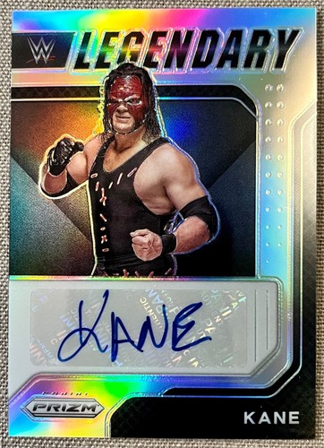 2022 Panini Prizm WWE Kane SILVER LEGENDARY SIGNATURES AUTOGRAPH LS-KNE ...