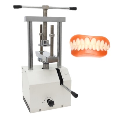 Lab Dental Hydraulic Press Denture Machine Flask Presser 4400lbs Press ...