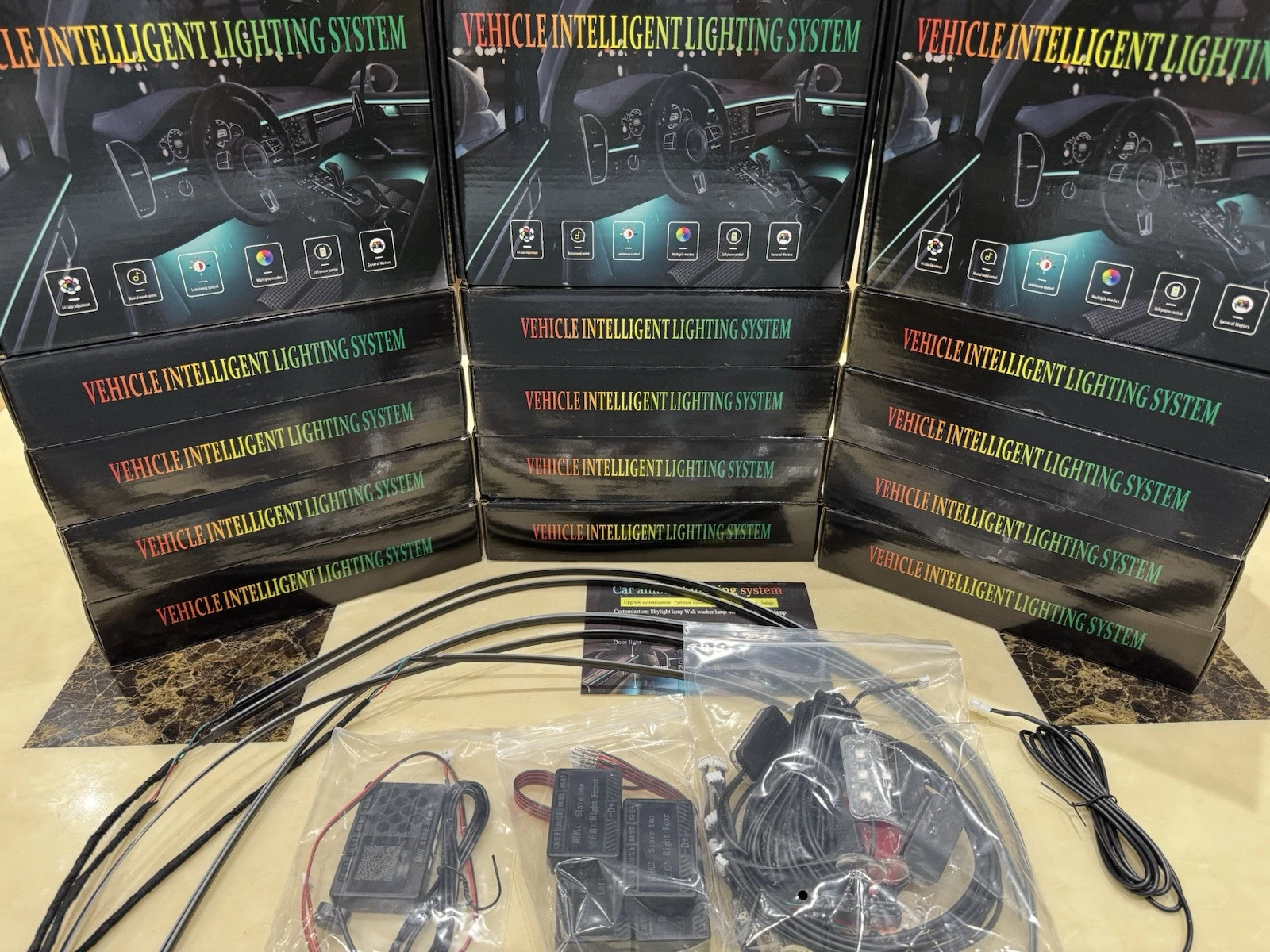AMBIENT CAR LIGHTING KITS RGB SYMPHONY MULTICOLOUR DREAMFLOW KITS FOR ...