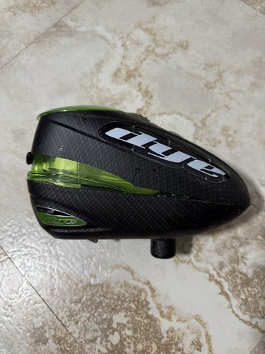 Dye R-2 Electronic Paintball Loader Hopper Carbon/Lime Green | eBay