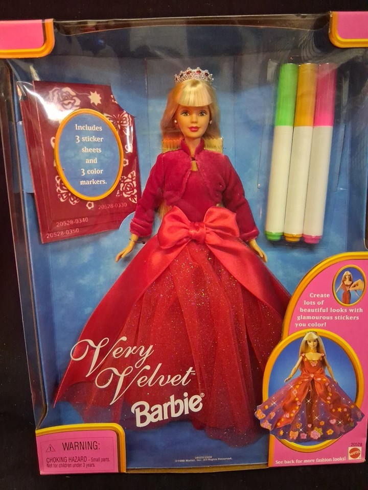 Vintage 1998 Very Velvet Barbie Doll Mattel Special SEALED NRFB No. | eBay