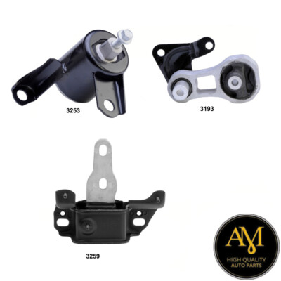 Front Right Engine Motor & Manual Trans Mount 3Pcs Set For Ford Fiesta ...