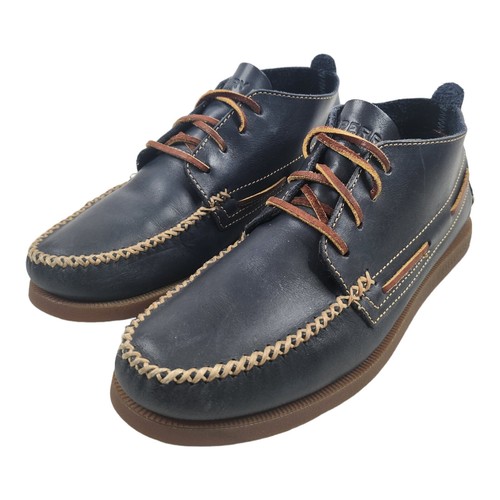 Sperry Top Sider Navy Blue Chukka Boots Mens Size 7 | eBay