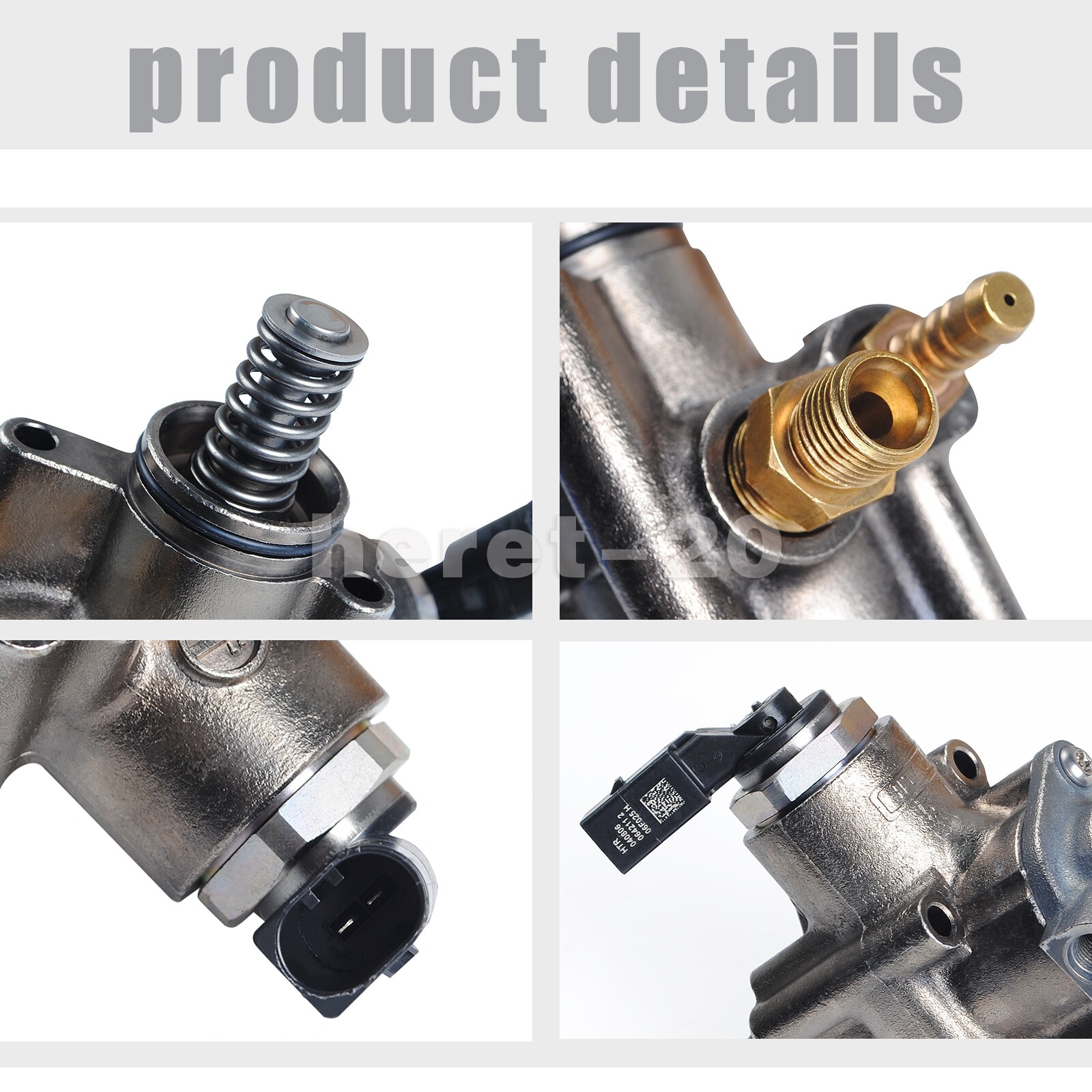 High Pressure Fuel Pump For Audi A4 Vw 2.0T Fsi Bpy 06F127025M ...