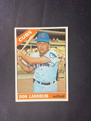 1966 Topps EXMT #43 Don Landrum full button #2 | eBay