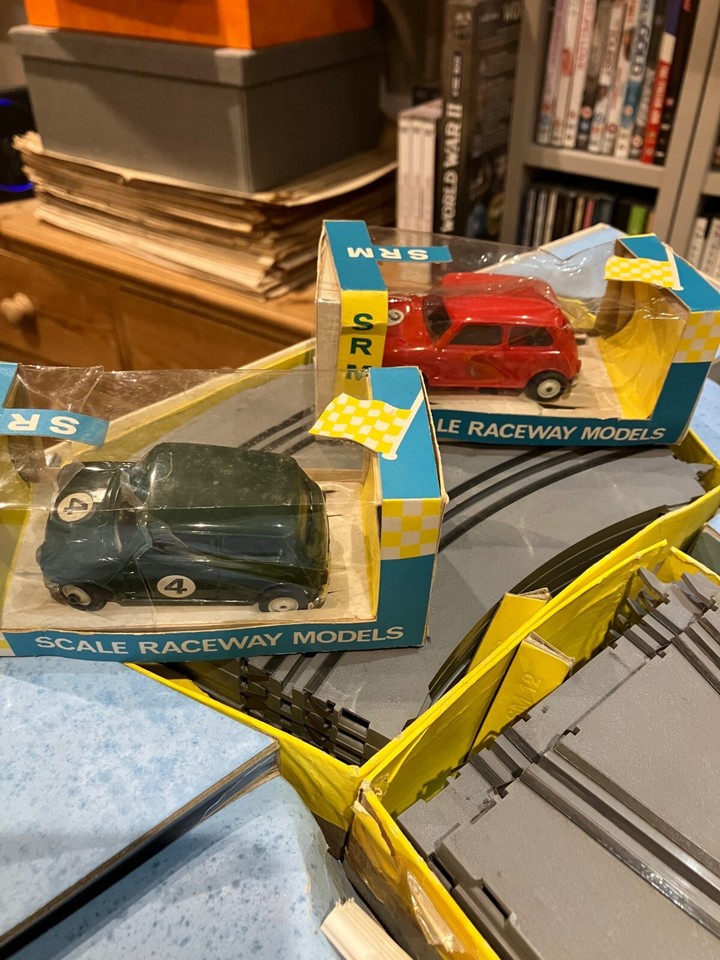 Scalextric scale raceway model srm mini cooper set not scaletrix | eBay UK