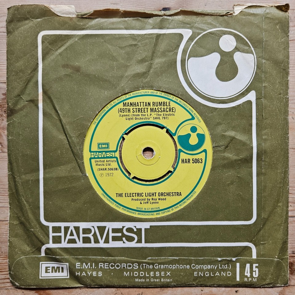 ELO - Roll Over Beethoven ORIG UK Harvest WITHDRAWN B-SIDE 45!! | eBay UK