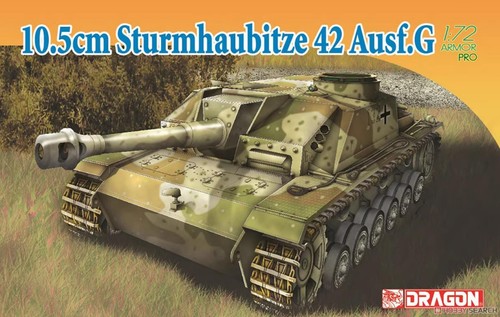 DRAGON 7284 1/72 StuH. 42 Ausf.G 10.5cm Model Kit | eBay