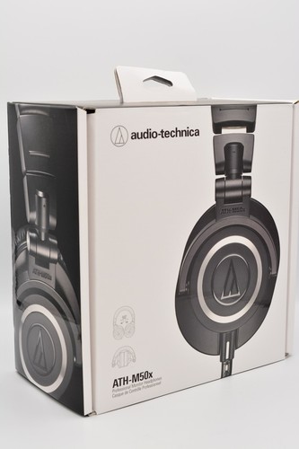 Audio-Technica M-Series ATH-M50X Professional Studio Monitor Headphones ...