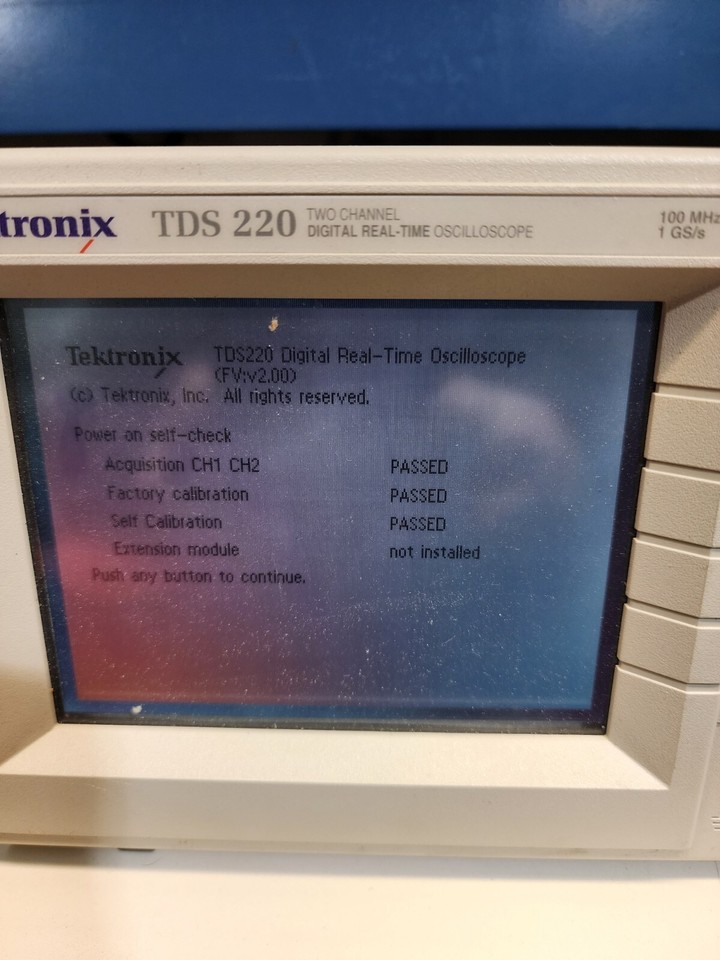 Tektronix TDS 220 100MHz Digital Oscilloscope TDS220 with cords and ...