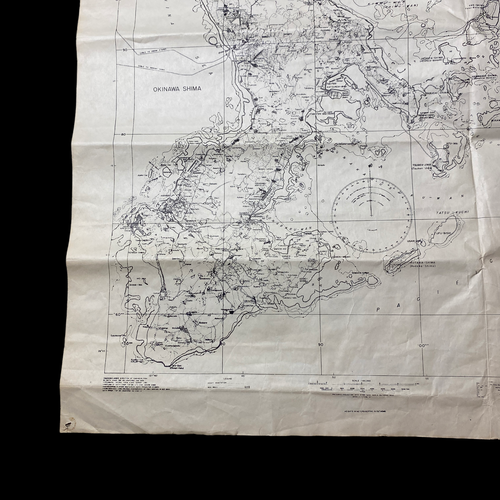 LARGE!! WWII 1945 Operation Iceberg Battle of Okinawa Air and Navy ...