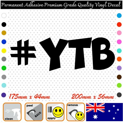 #YTB YEAH THE BOYS FUNNY Vinyl Decal Adhesive Sticker Car/Truck/Boat ...