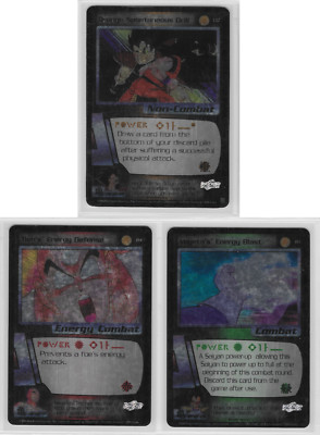 Dragon Ball Z FOIL CARDS Collection Lot SAIYAN SAGA Score DBZ CCG TCG ...